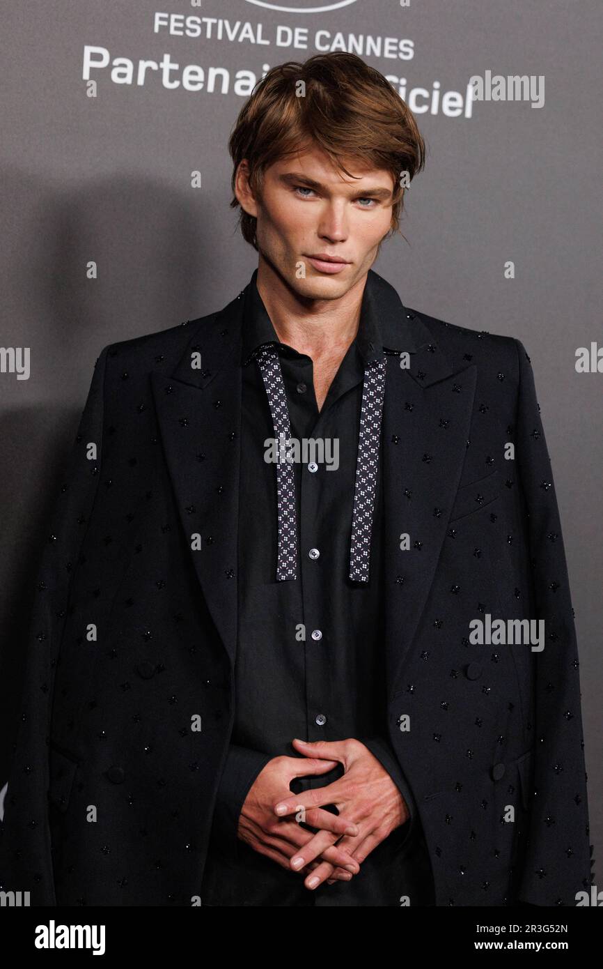 Cannes, France. 23rd May, 2023. Jordan Barrett attending the "Chopard ...