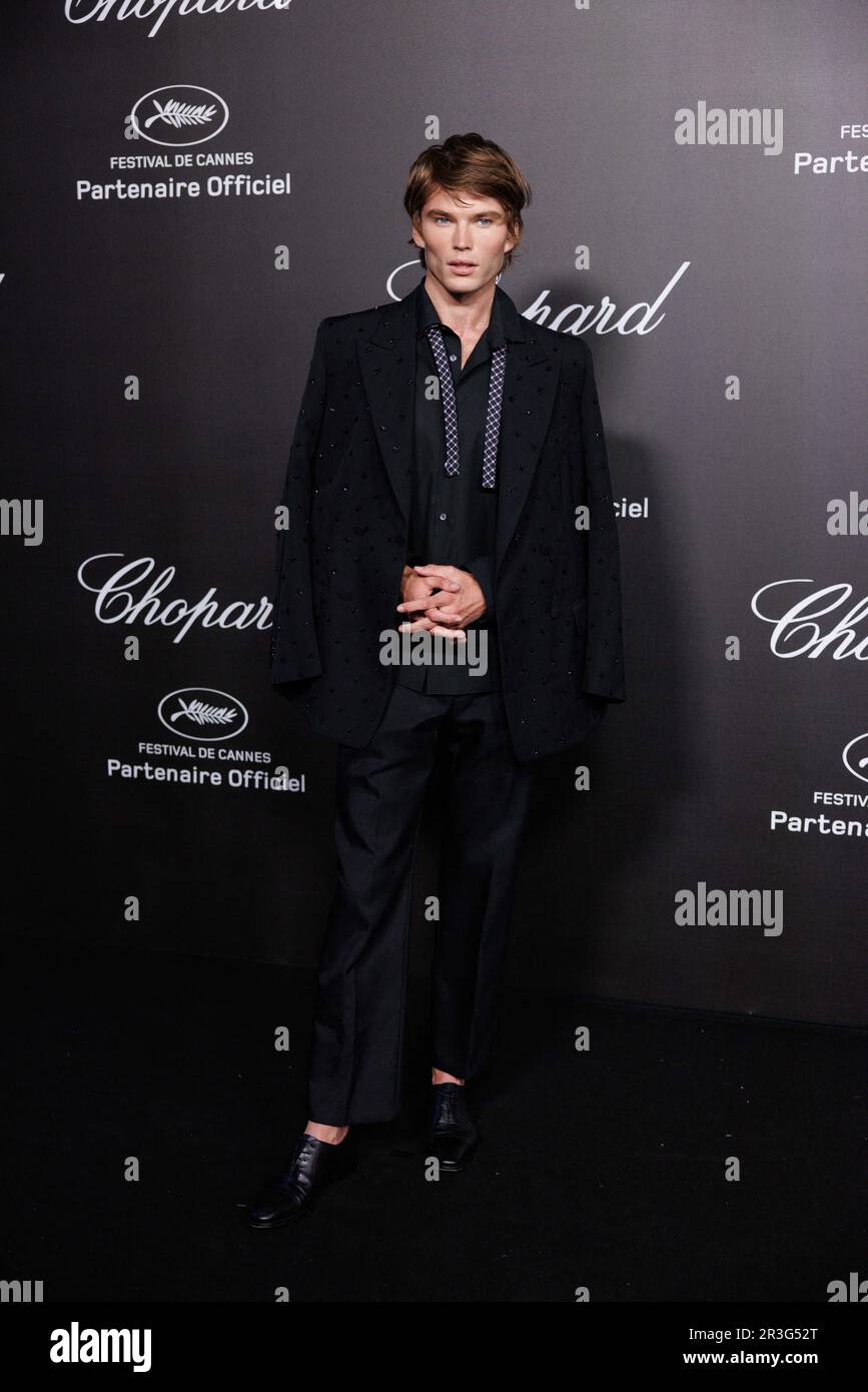 Cannes, France. 23rd May, 2023. Jordan Barrett attending the "Chopard ...