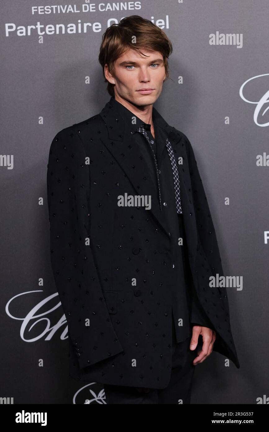 Cannes, France. 23rd May, 2023. Jordan Barrett attending the "Chopard ...