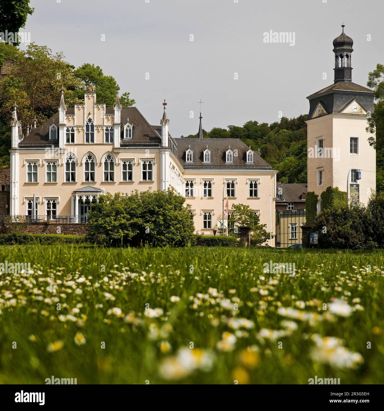 Sayn Castle, Bendorf, Mayen-Koblenz district, Rhineland-Palatinate ...
