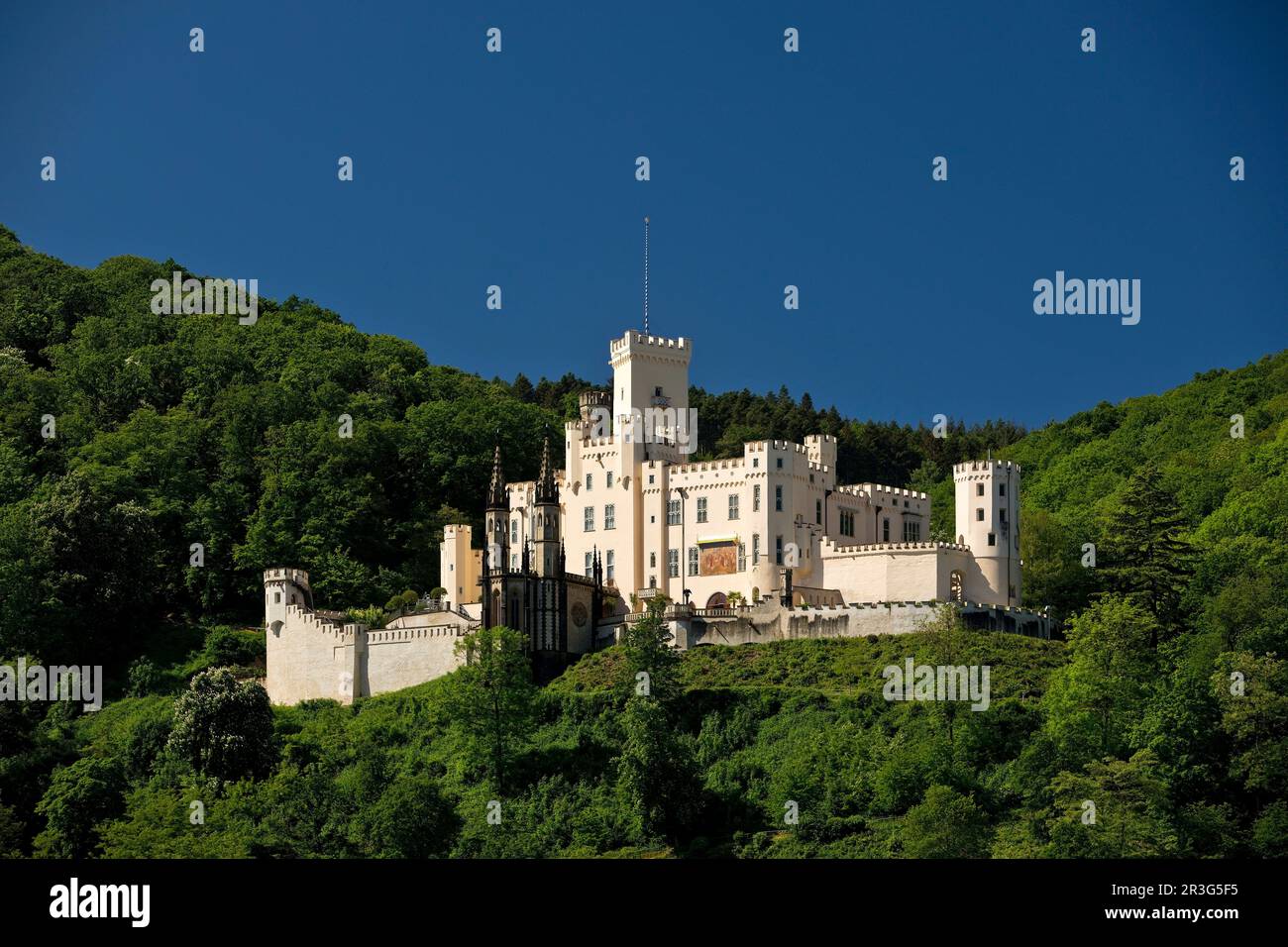 Stolzenfels Castle, UNESCO World Heritage Site, Upper Middle Rhine ...