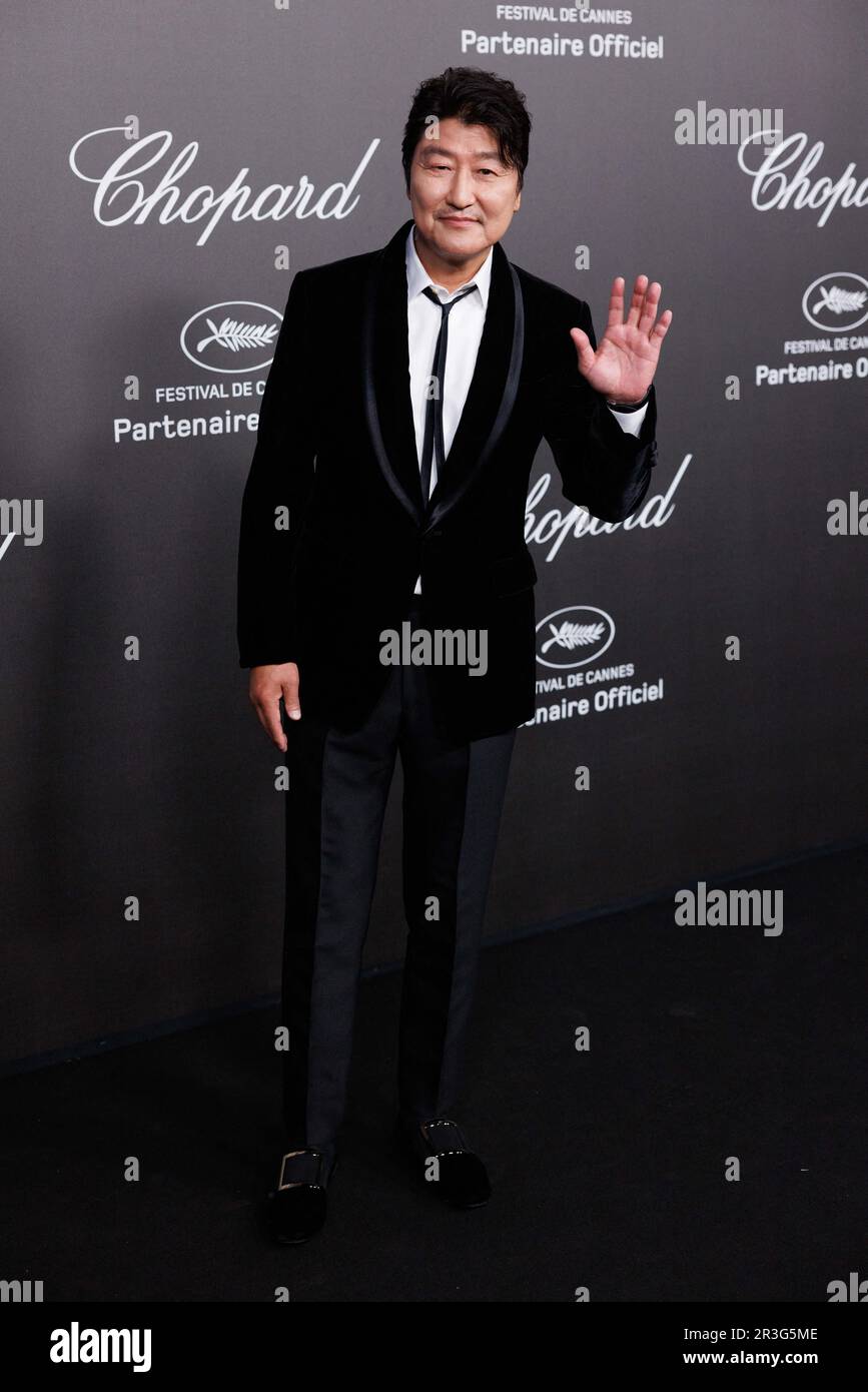 Cannes, France. 23rd May, 2023. Song Kang-ho attending the "Chopard Art ...