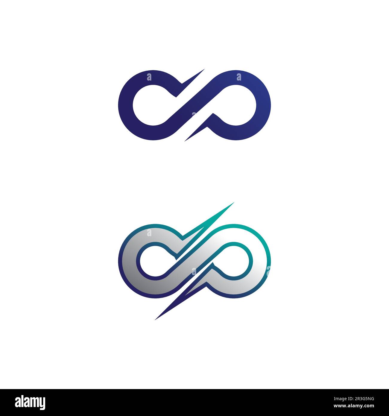infinity design logo and 8 icon, vector, sign, creative logo for ...