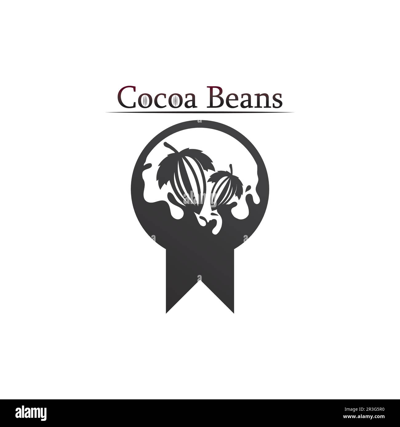chocolate logo and cocoa icon and vector design nut and nut delicious ...
