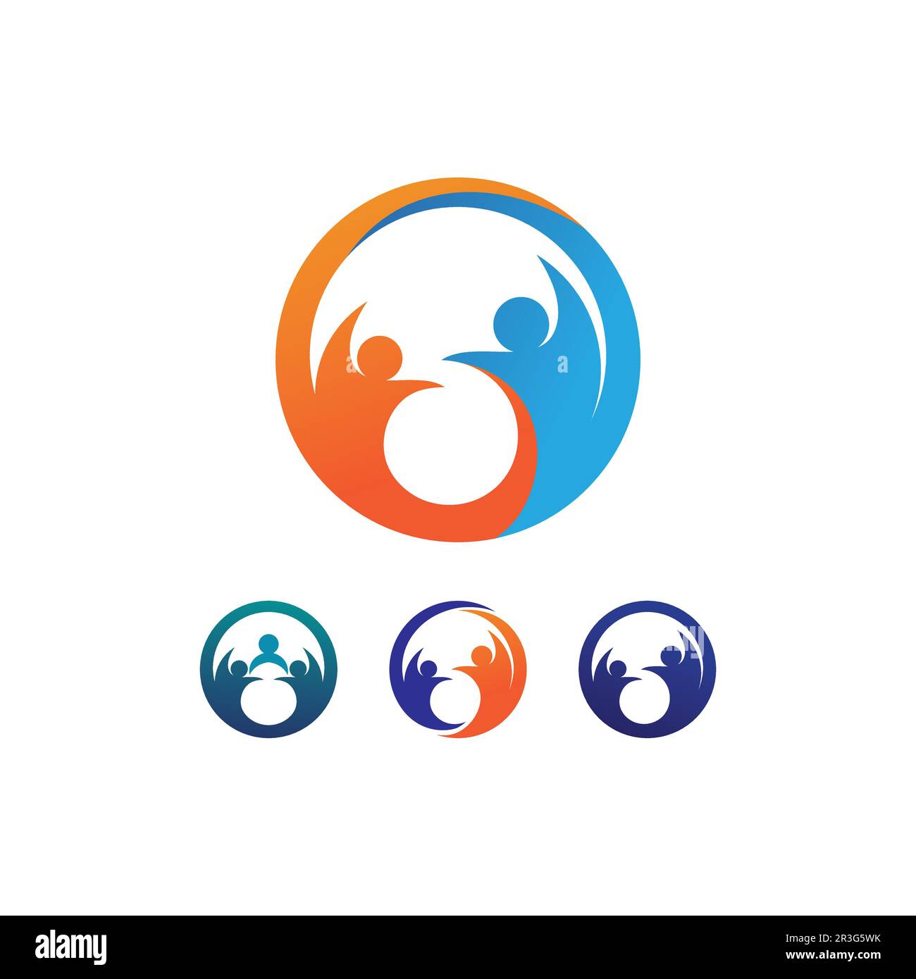 succes people logo team work brand and business logo, vector community ...