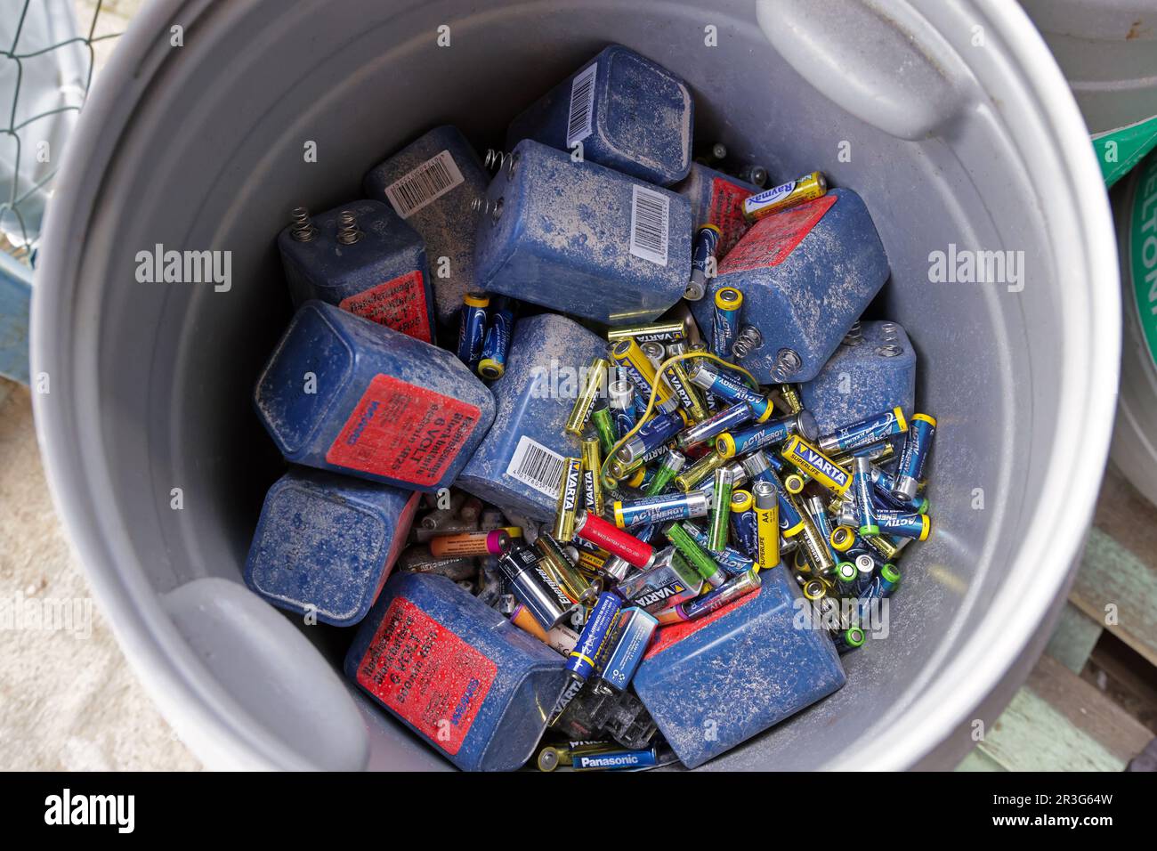 Special waste batteries Stock Photo - Alamy