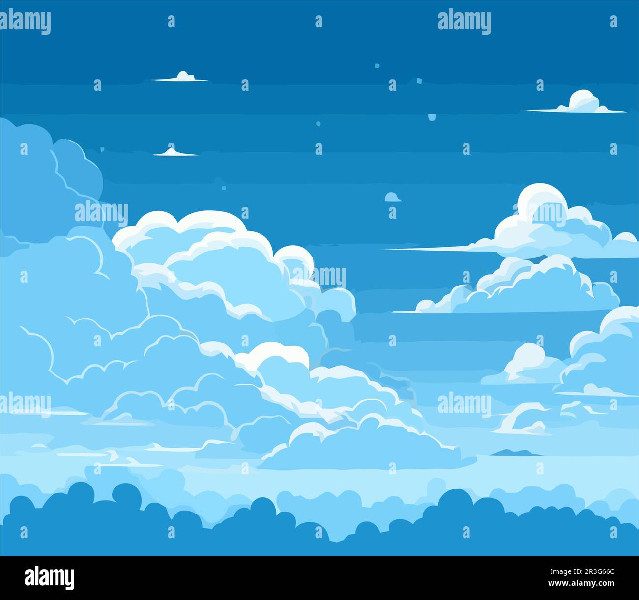 landscape sky clouds nature design Stock Vector Image & Art - Alamy