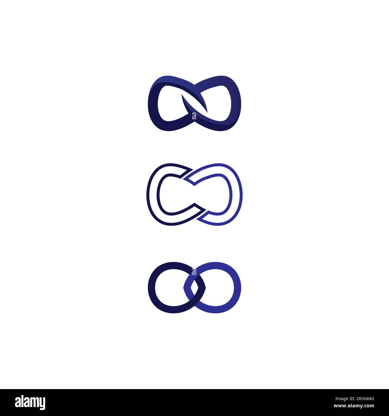 infinity design logo and 8 icon, vector, sign, creative logo for ...