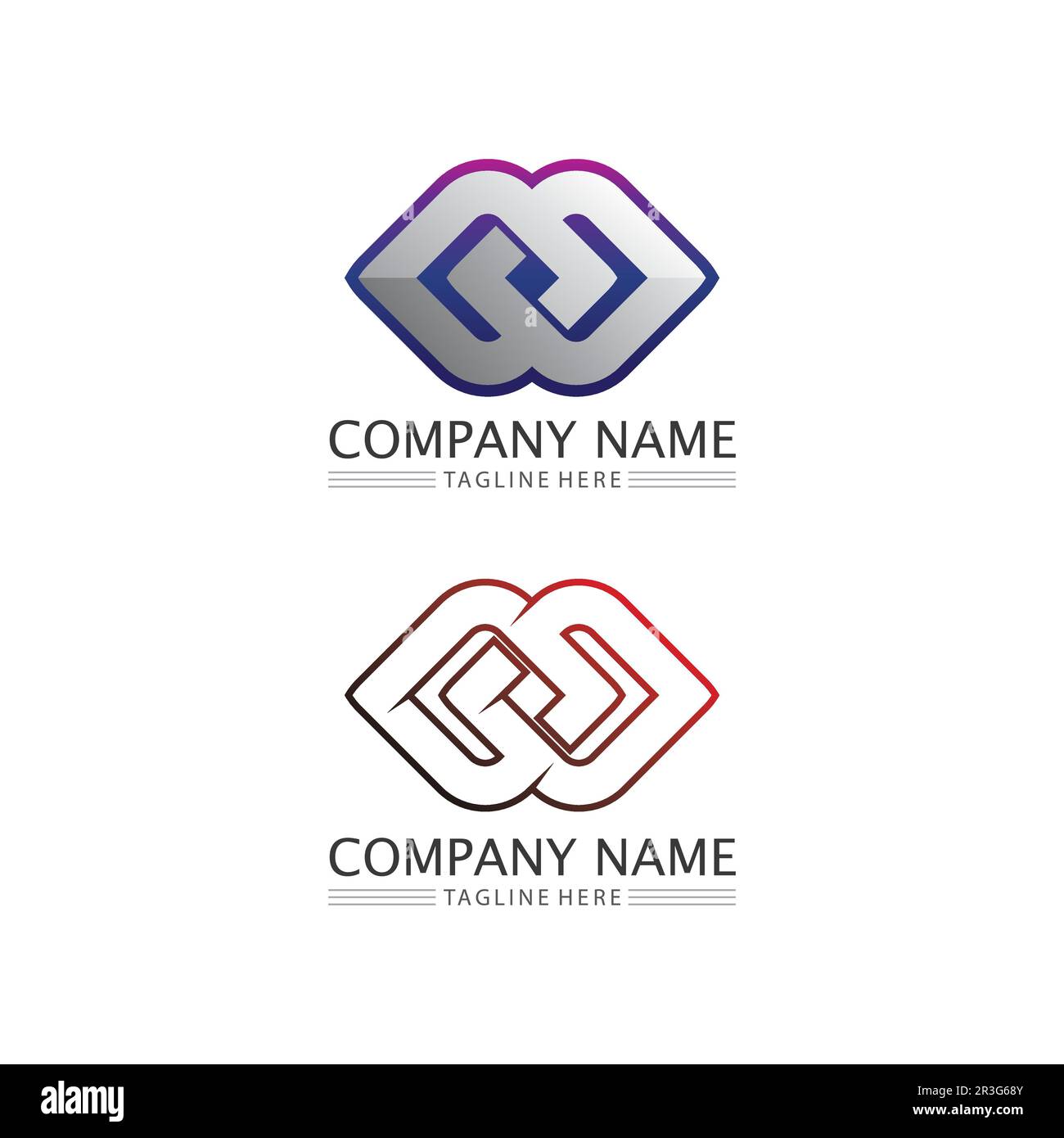 infinity design logo and 8 icon, vector, sign, creative logo for ...