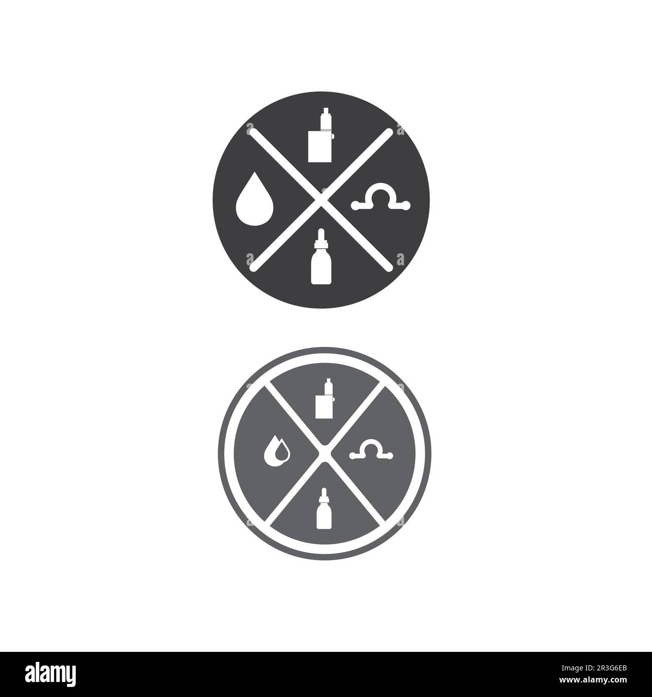vape and vapor logo icon smoke vector and set design for vapers vaping ...