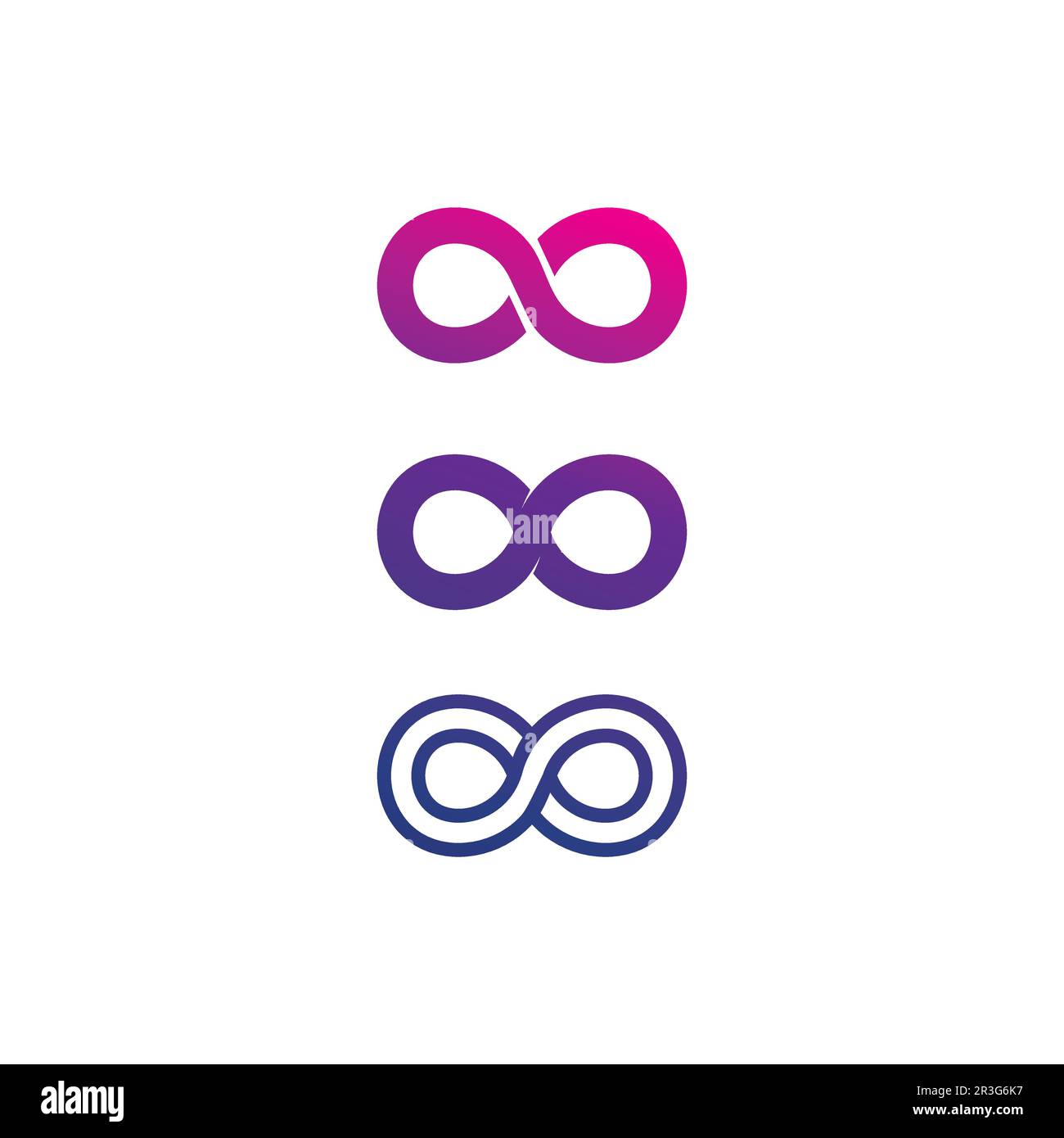 infinity design logo and 8 icon, vector, sign, creative logo for ...