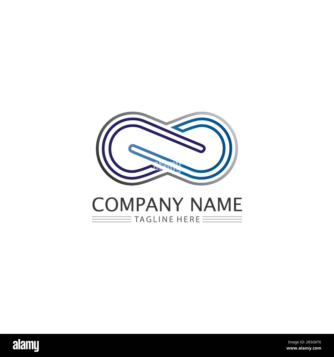 infinity design logo and 8 icon, vector, sign, creative logo for ...