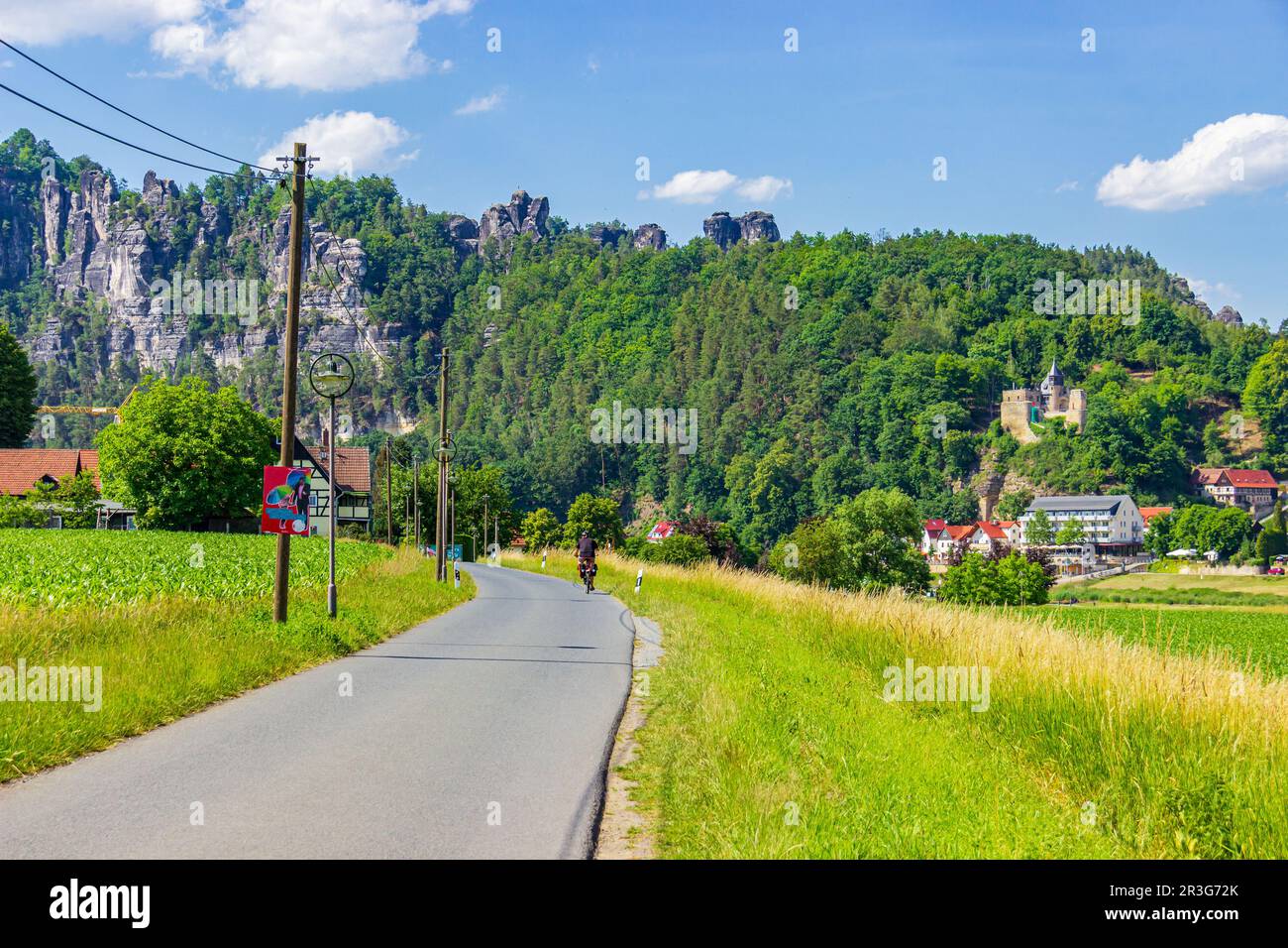 Elbe Cycle Route Stock Photo - Alamy