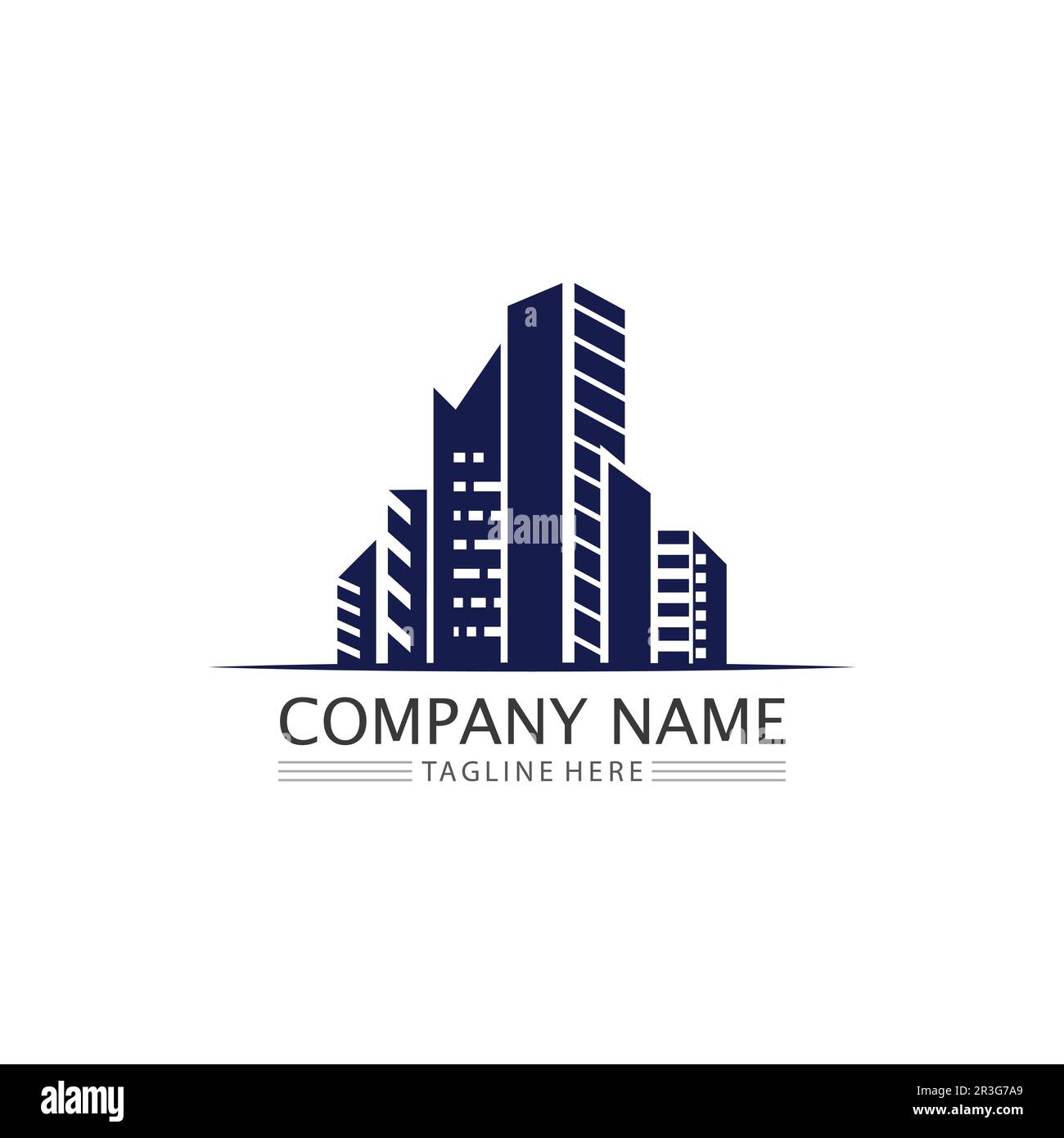 Real estate and home buildings vector logo icons template Stock Vector ...
