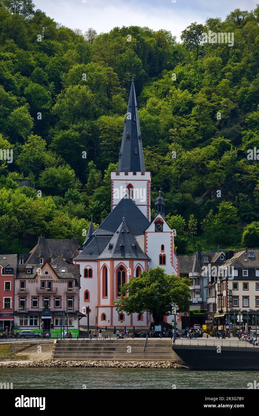 Evangelical Collegiate Church of St. Goar, Upper Middle Rhine Valley ...