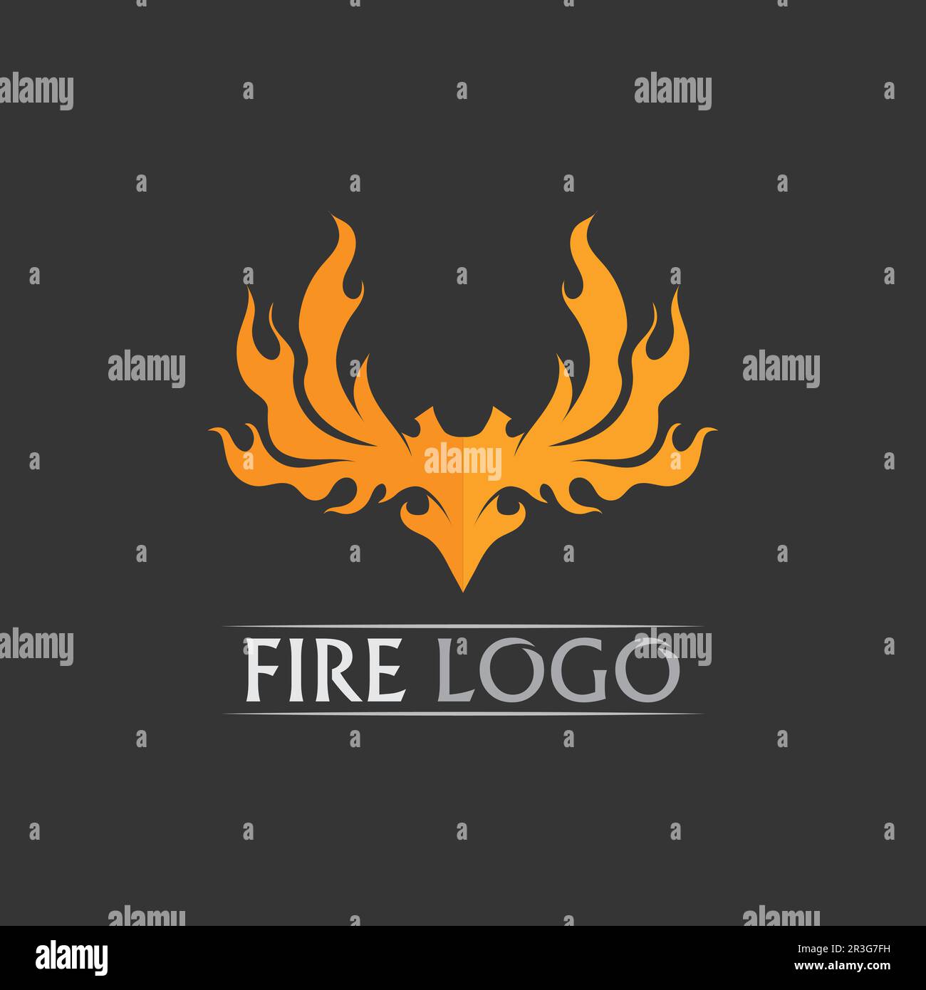 fire logo and icon, hot flaming element Vector flame illustration ...