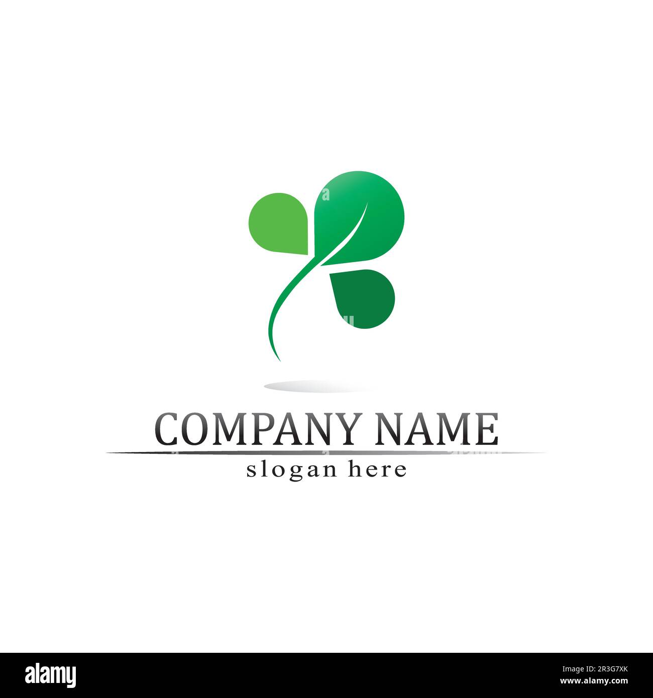 Tree leaf vector and green logo design friendly concept Stock Vector ...