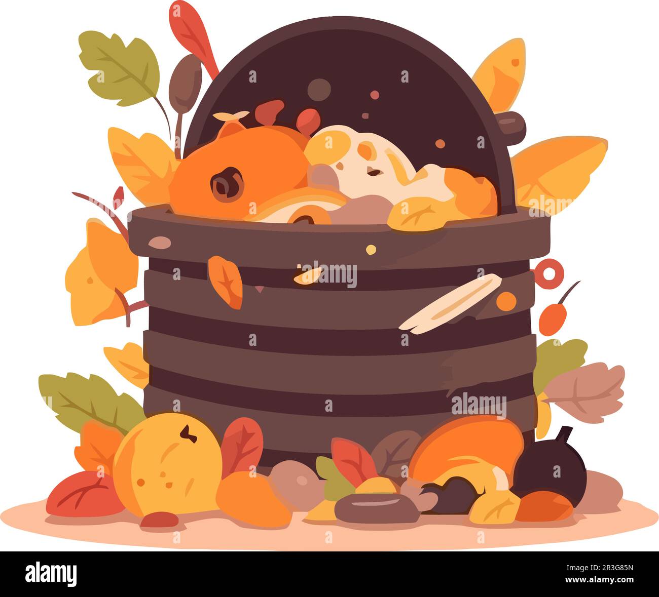 organic waste ecology process Stock Vector Image & Art - Alamy