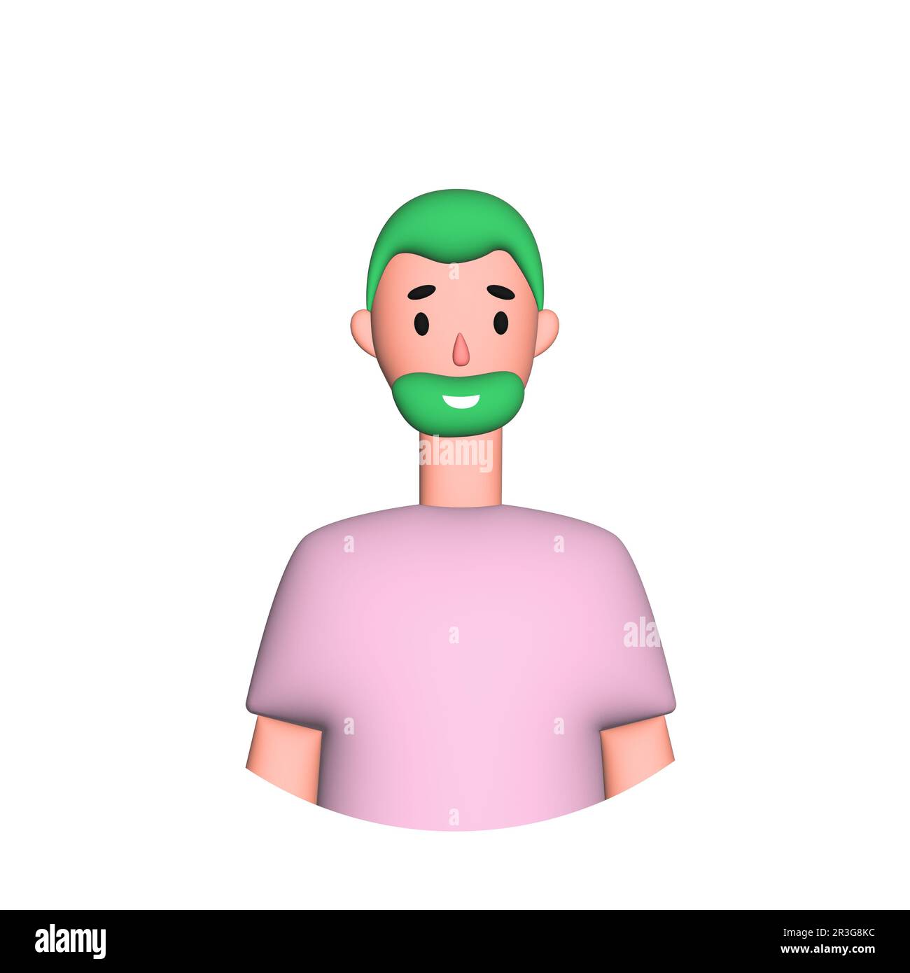 Man beard and mustache Cut Out Stock Images & Pictures - Alamy