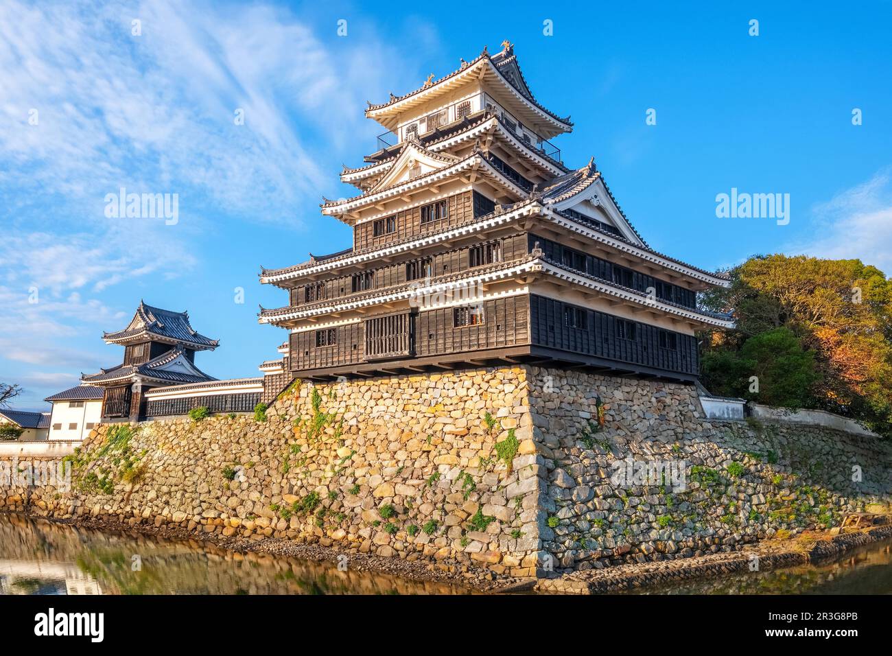 Nakatsu, Japan - Nov 26 2022: Nakatsu Castle known as one of the three ...