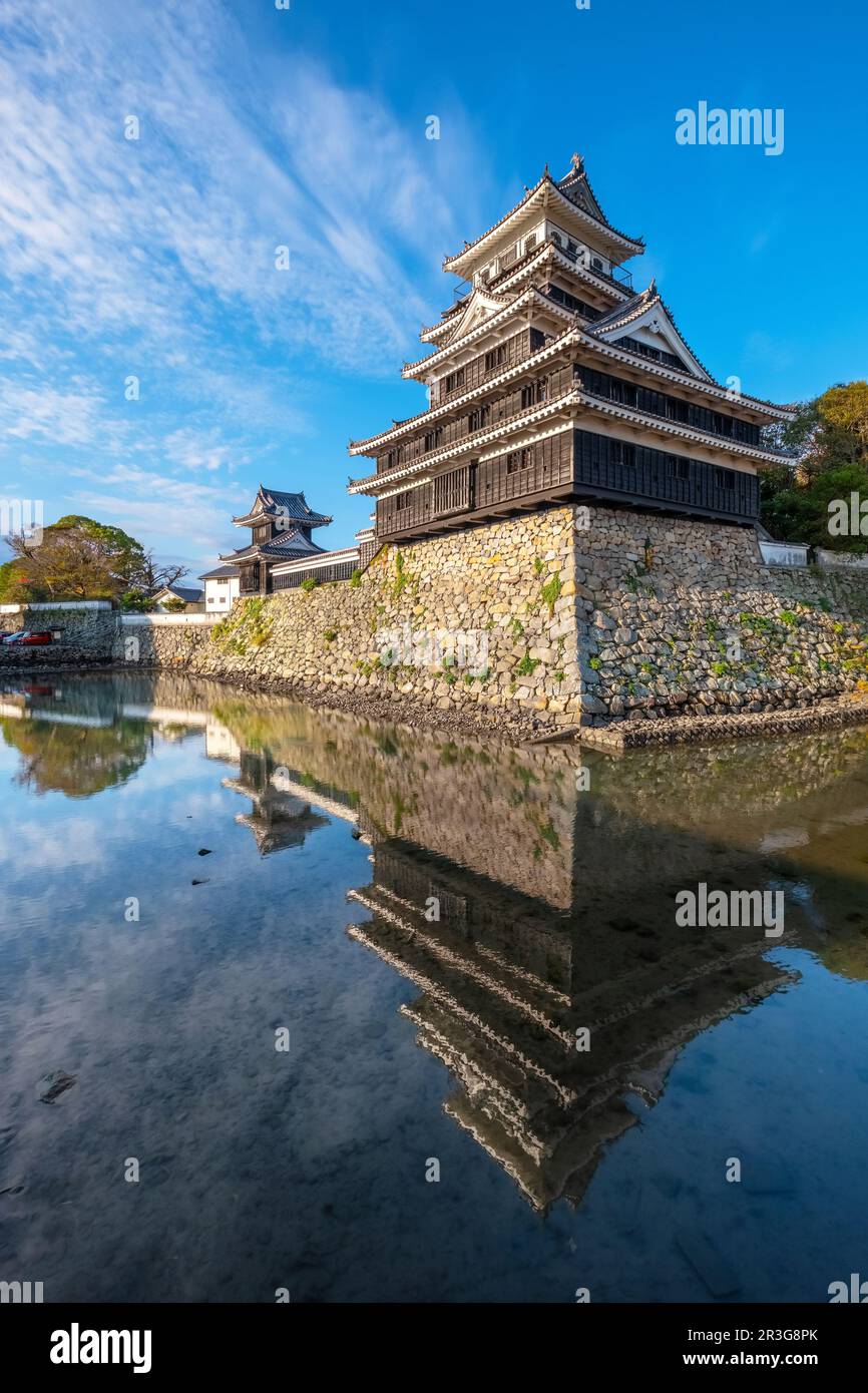 Nakatsu, Japan - Nov 26 2022: Nakatsu Castle known as one of the three ...