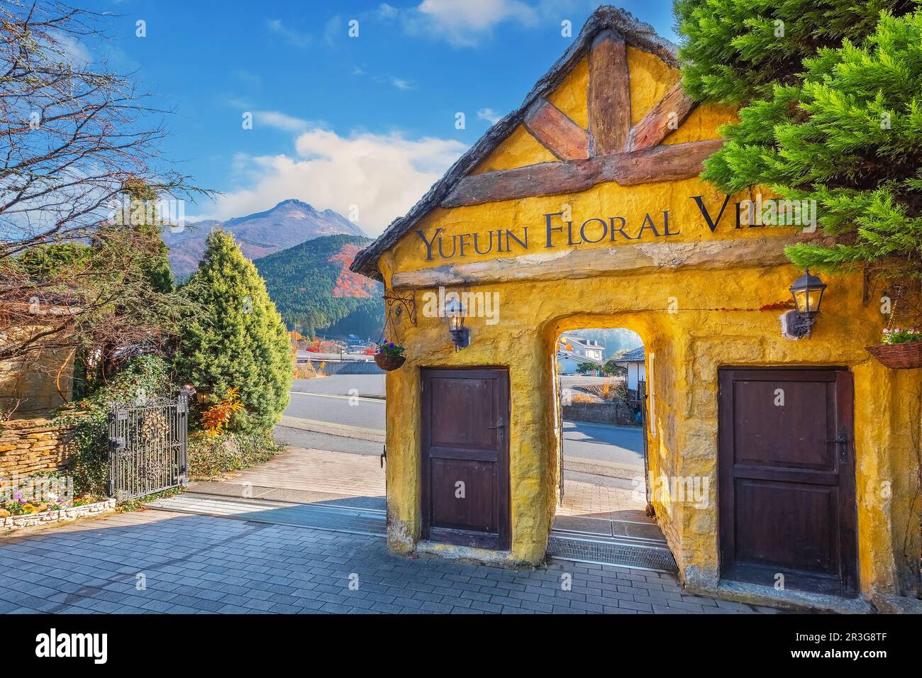 Yufuin, Japan - Nov 27 2022: Yufuin Floral Village is a theme park ...