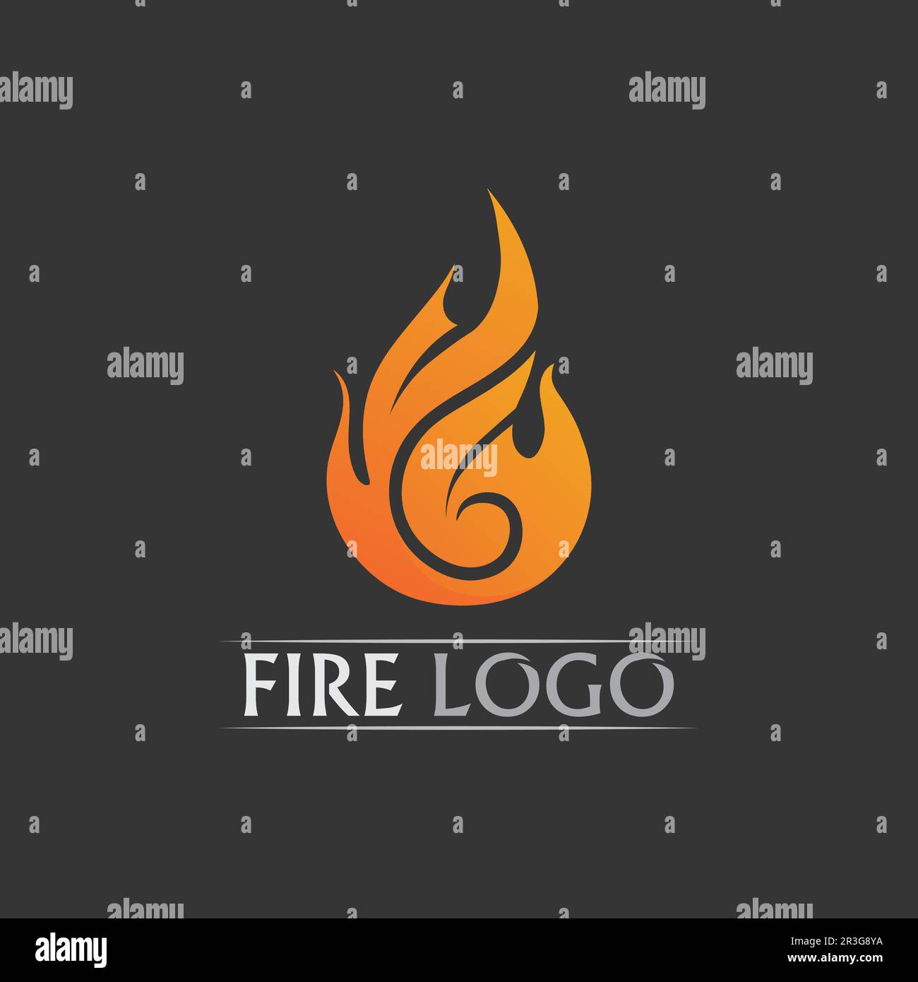Cartoon vector drawing devil flames hi-res stock photography and images ...