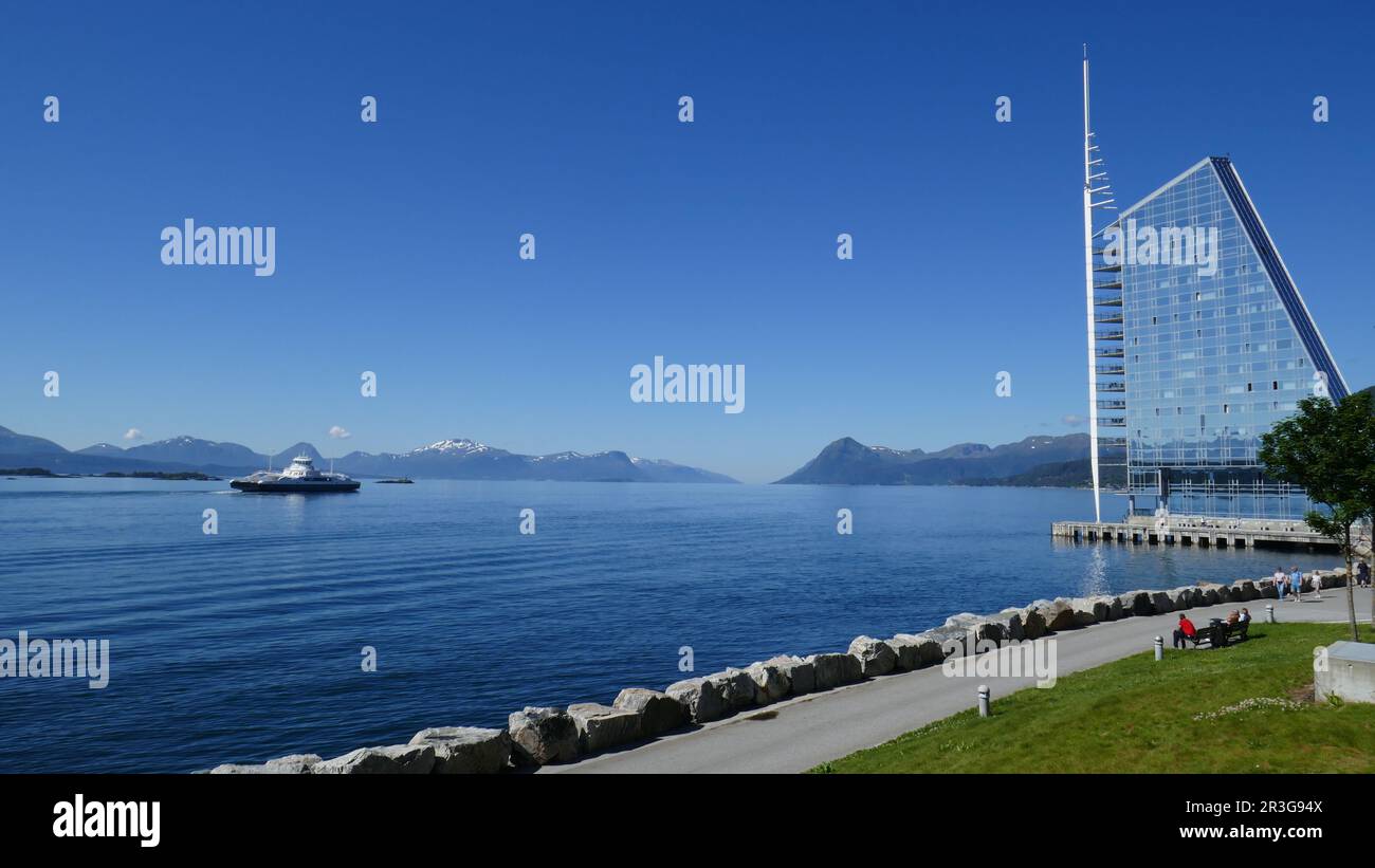 At the Moldefjord in Molde, Norway Stock Photo - Alamy
