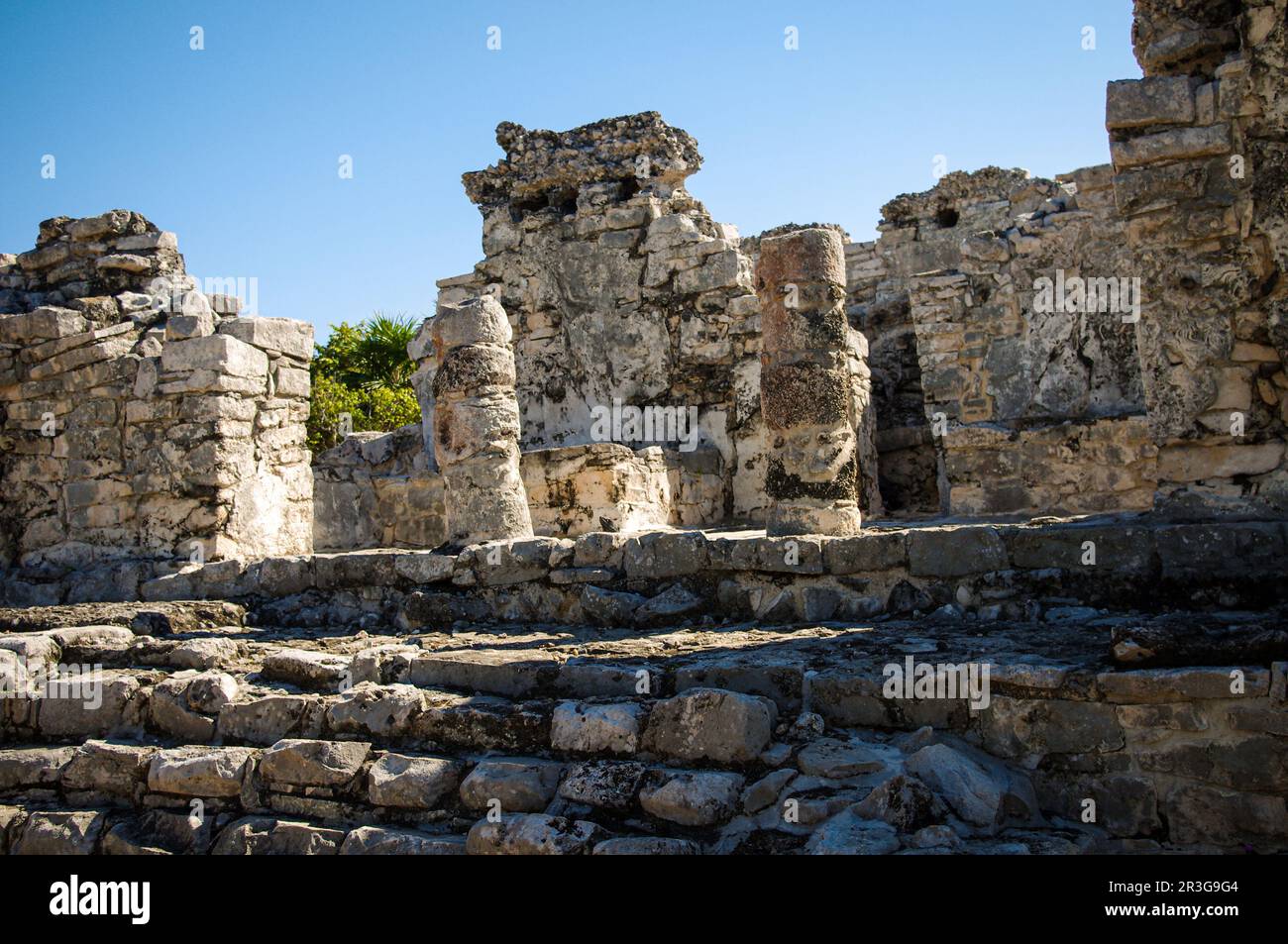 The Preserved Ruins of Tulum is on the Caribbean coastline of Mexico's ...
