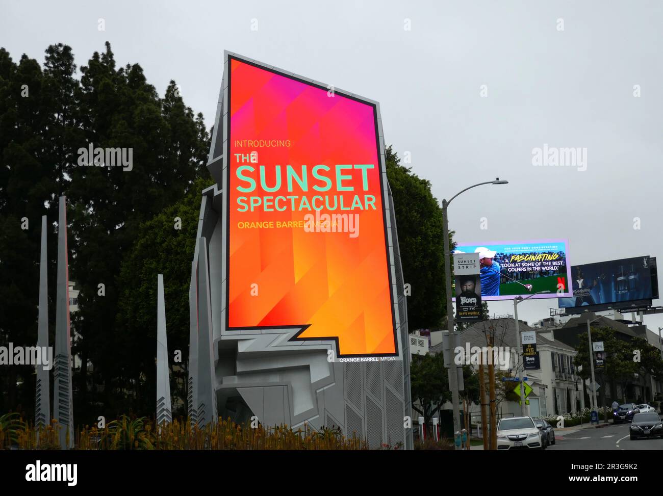 Los Angeles, California, USA 23rd May 2023 Sunset spectacular Billboard ...