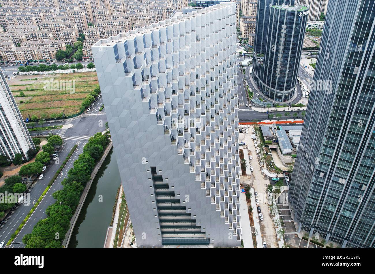 HANGZHOU, CHINA - MAY 24, 2023 - A Hangzhou Light Prism Architecture ...