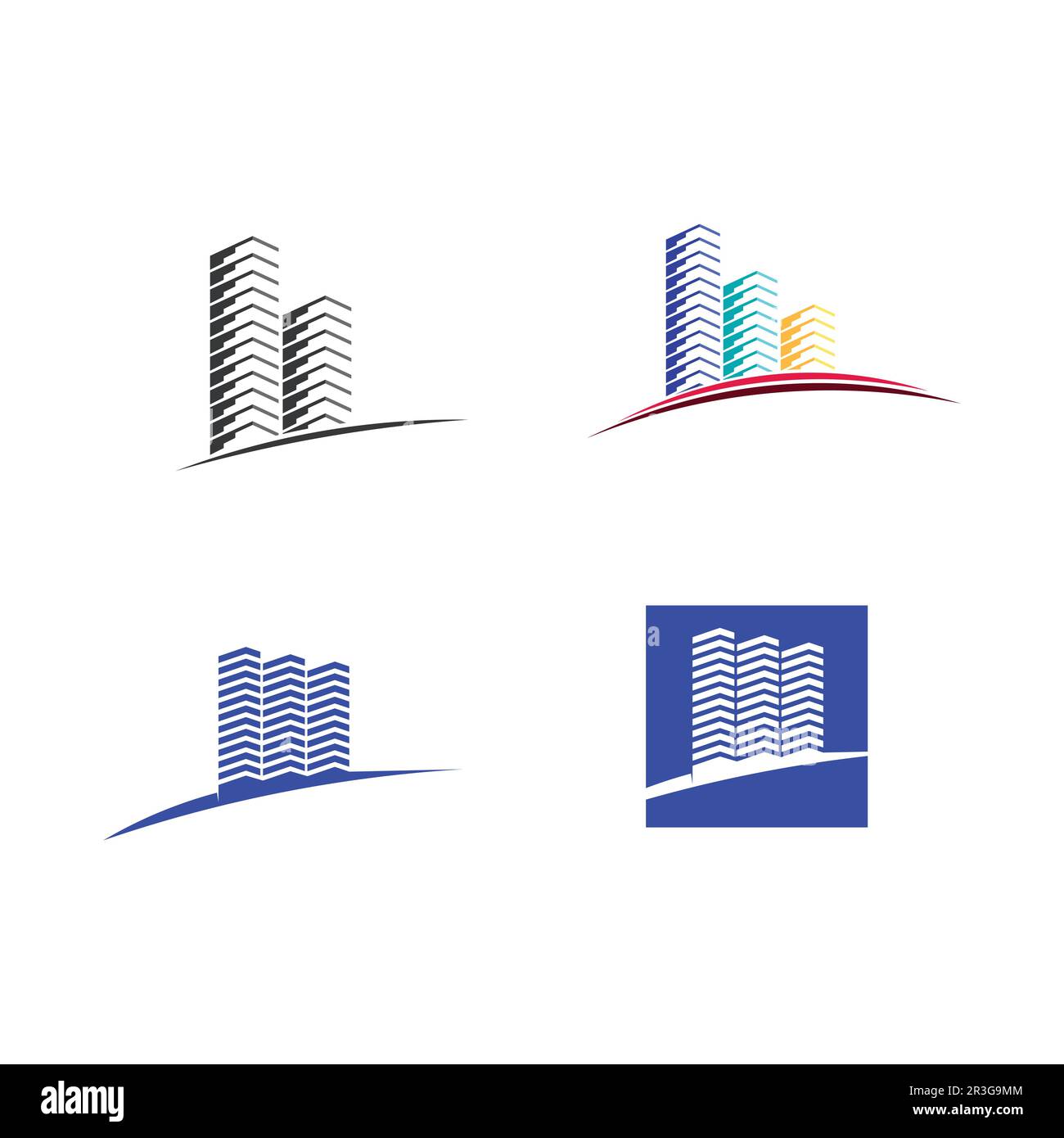 Building home logo, house logo, architecture, icon, residence and city ...