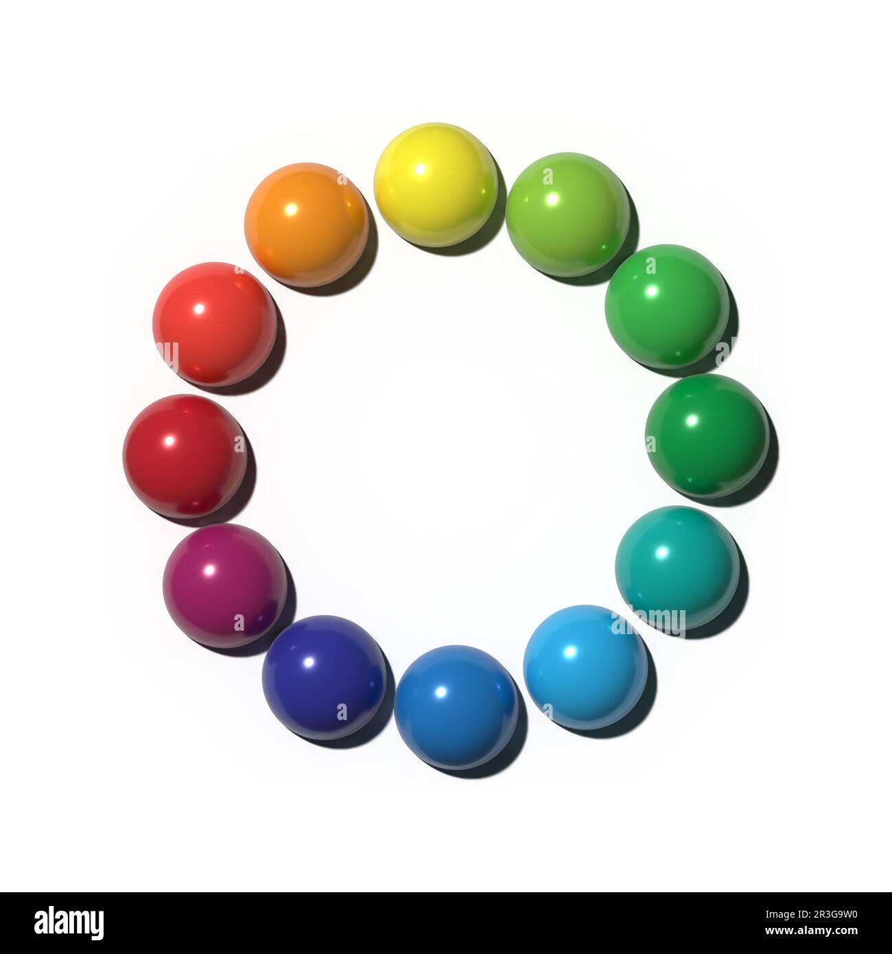 Multicolor bright rainbow symbol Cut Out Stock Images & Pictures - Alamy