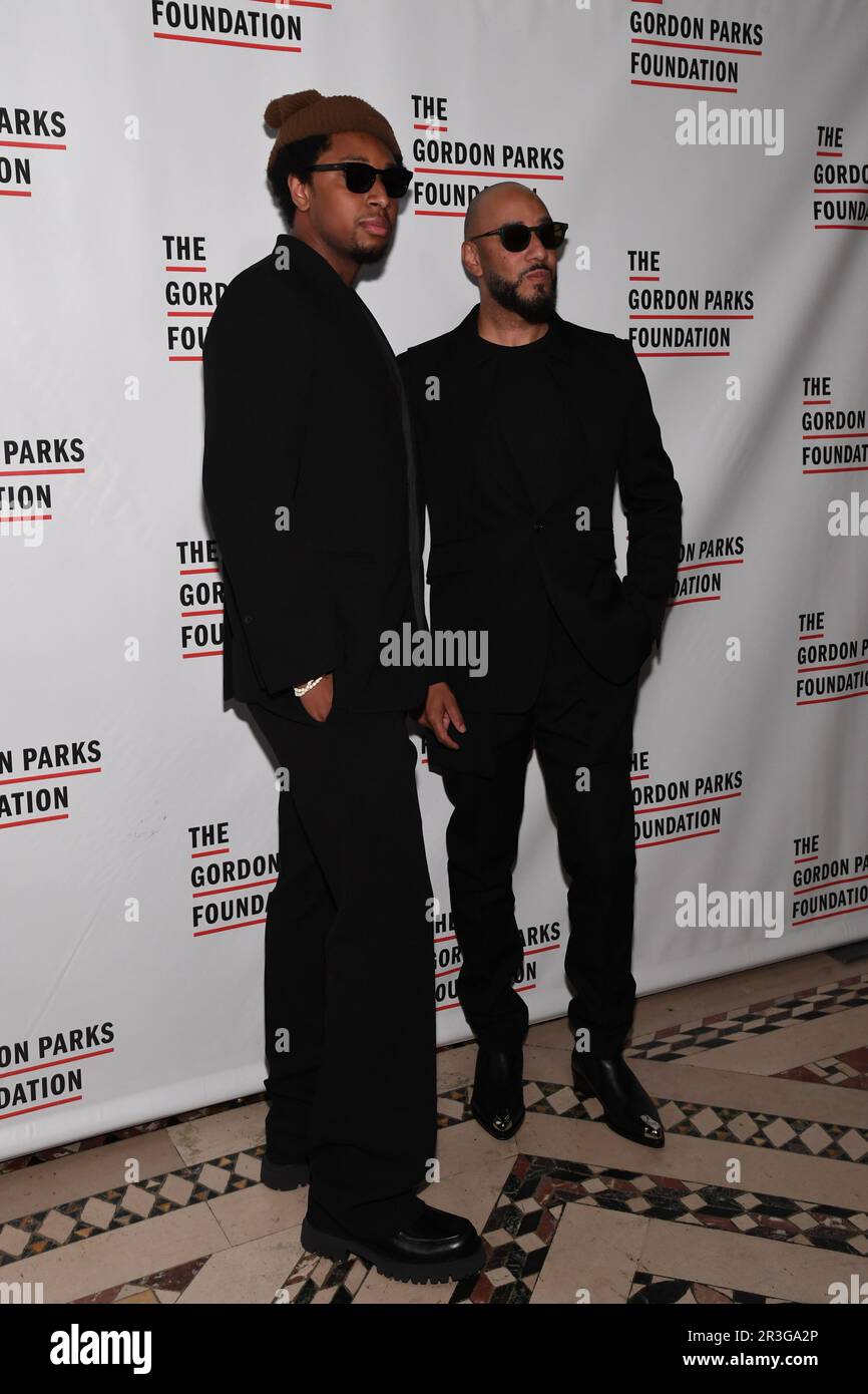 New York, USA. 23rd May, 2023. Prince Nasir Dean and Swizz Beatz ...