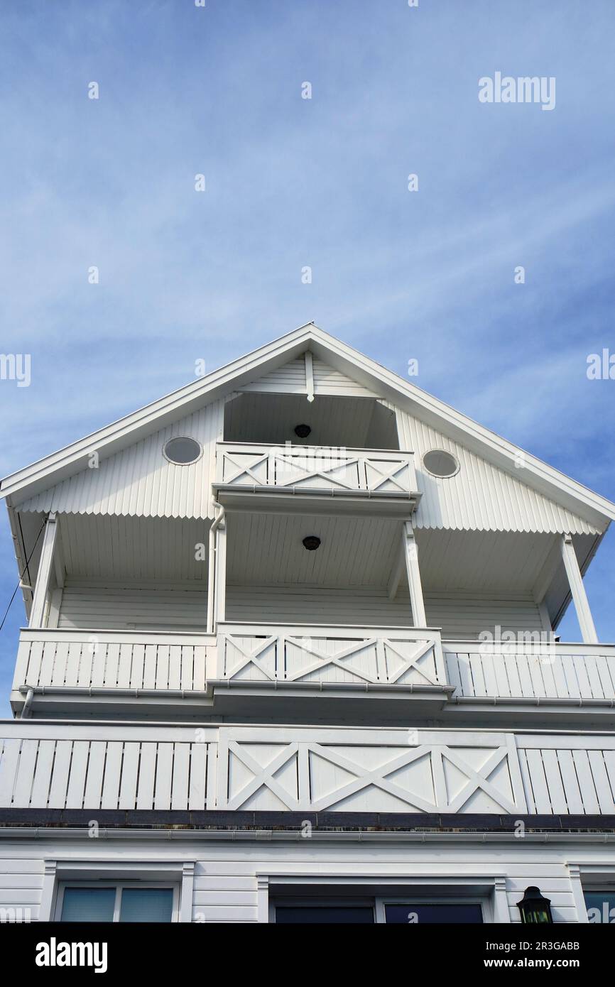 Typical house in Norway Stock Photo - Alamy