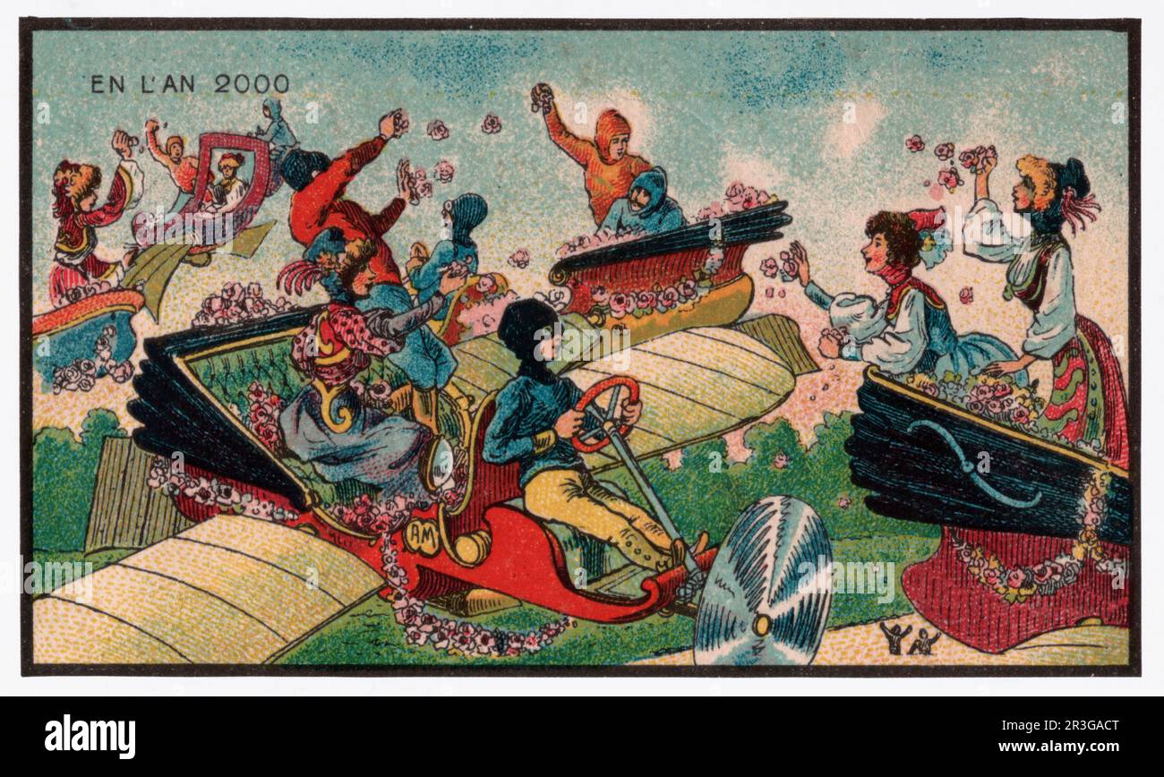 Flying carnival, illustration Stock Photo - Alamy