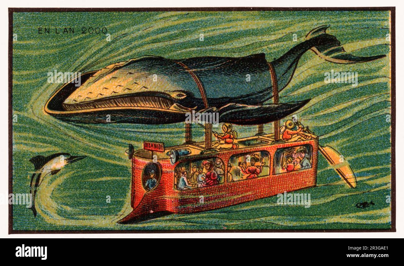 Whale bus, illustration Stock Photo - Alamy