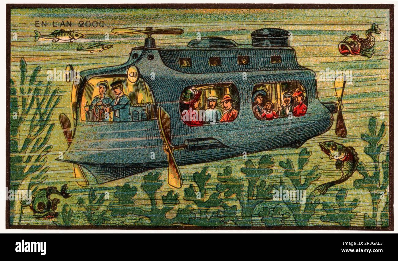 Submarine bus, illustration Stock Photo - Alamy