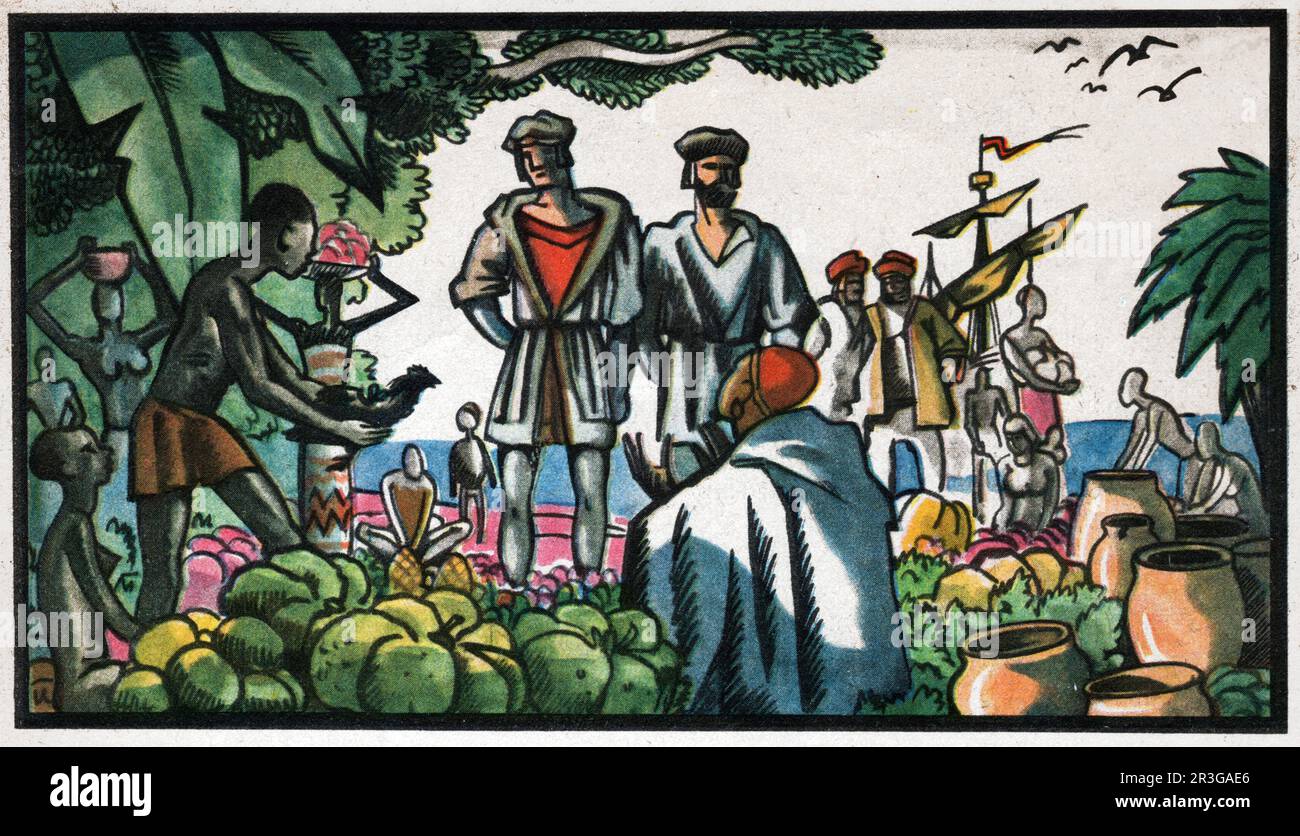 Binot Paulmier de Gonneville, illustration Stock Photo - Alamy