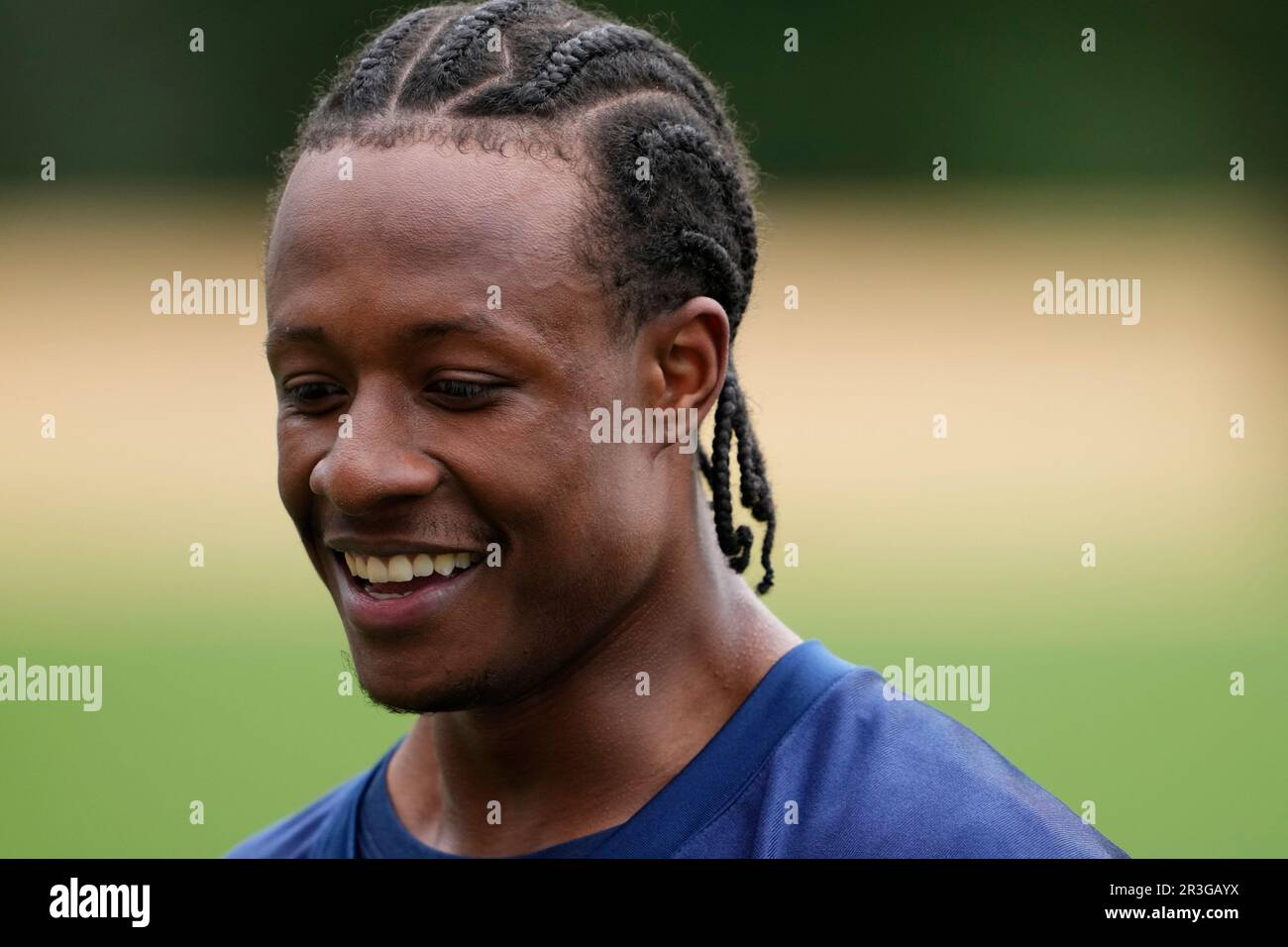 Seattle Seahawks wide receiver John Hall smiles after team activities ...
