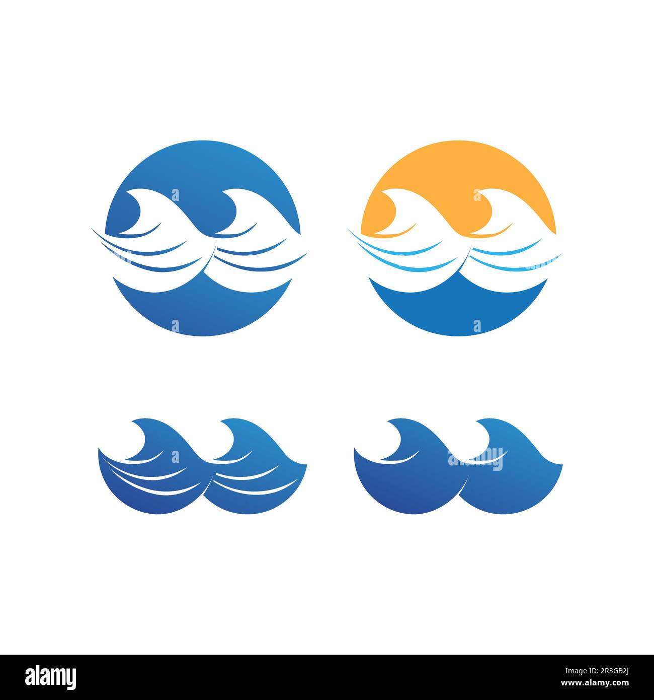Water wave icon vector illustration design logo Stock Vector Image ...