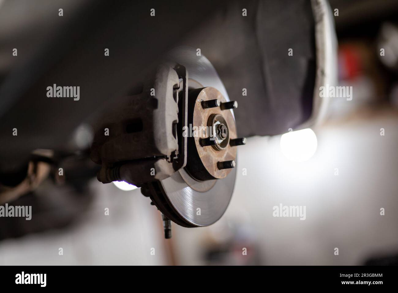 Tire technology and brake system in car hi-res stock photography and ...