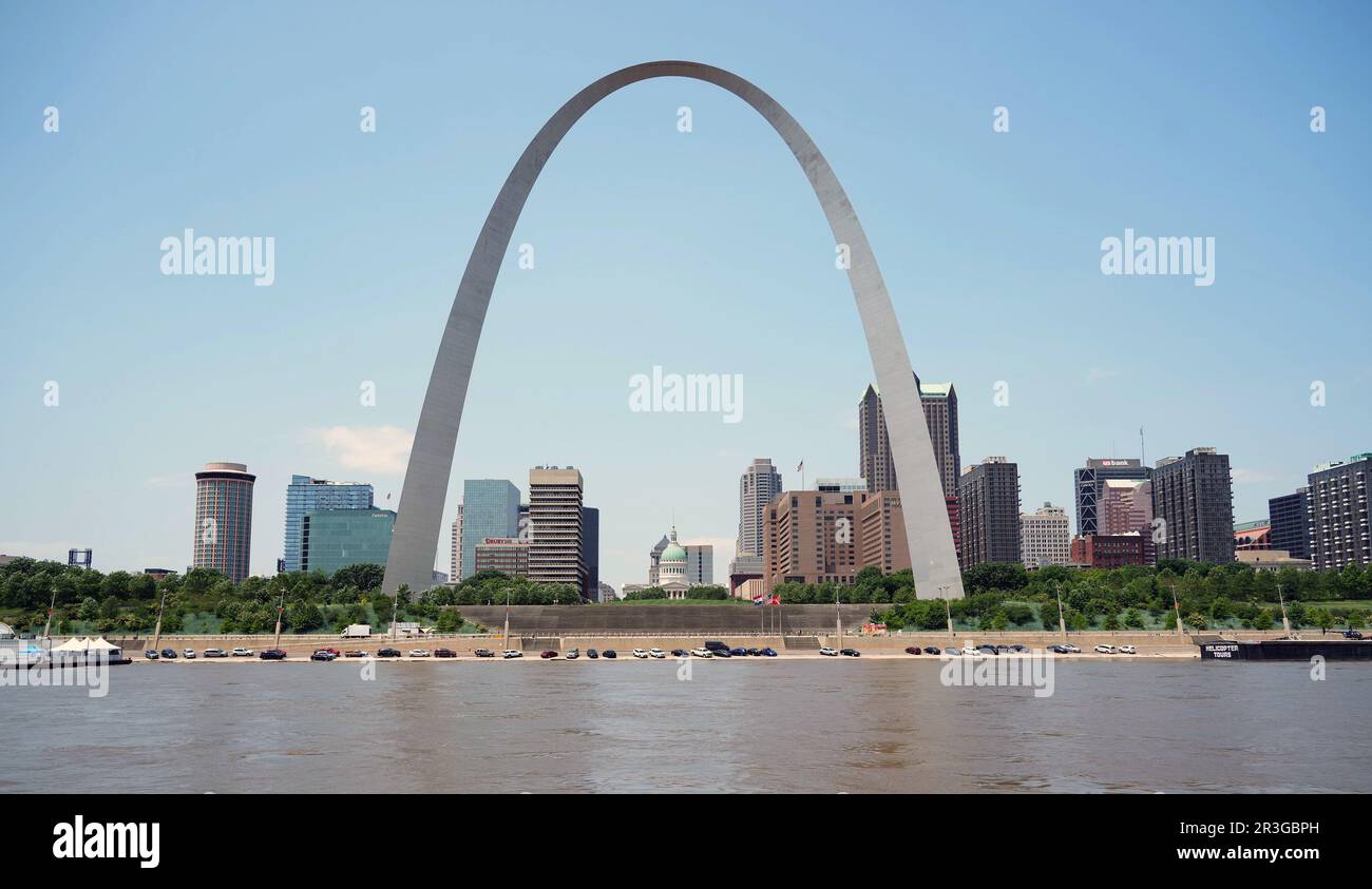 St. Louis, United States. 23rd May, 2023. The City of St. Louis with ...