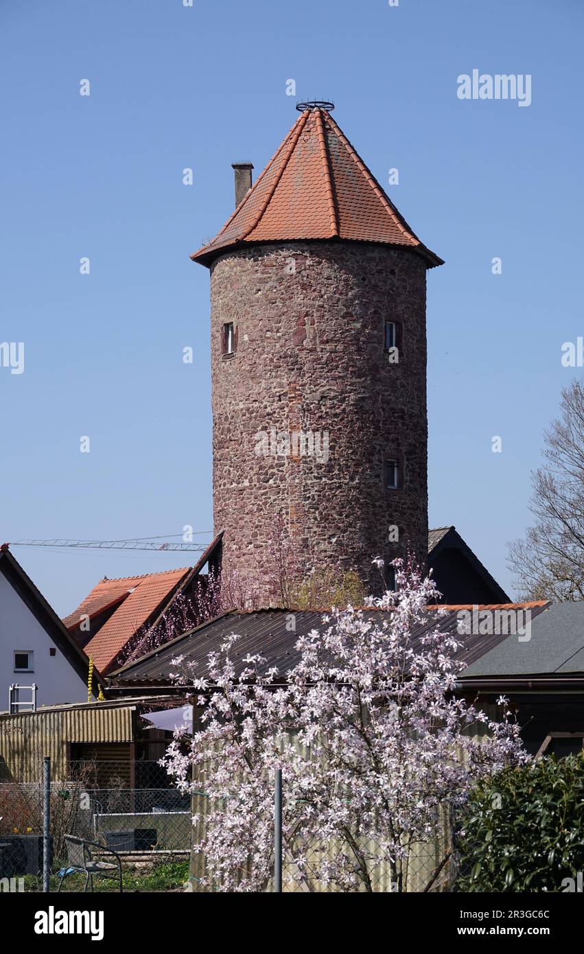 Spitzer Tower in Langen, Hesse Stock Photo - Alamy