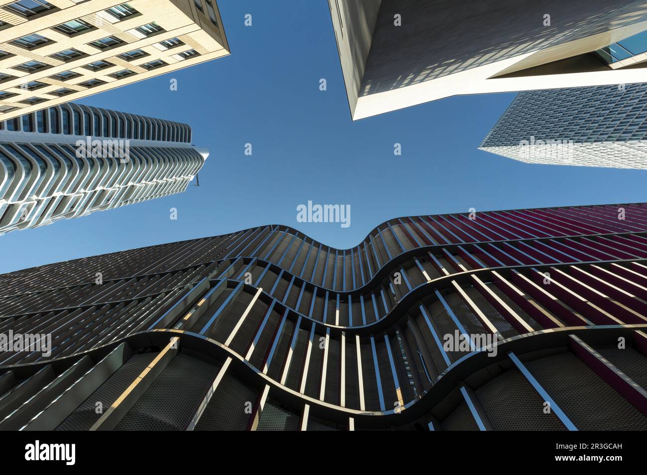 Modern office buildings in Frankfurt, Germany Stock Photo - Alamy