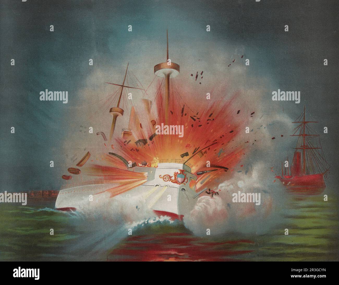 Uss maine explosion hi-res stock photography and images - Alamy