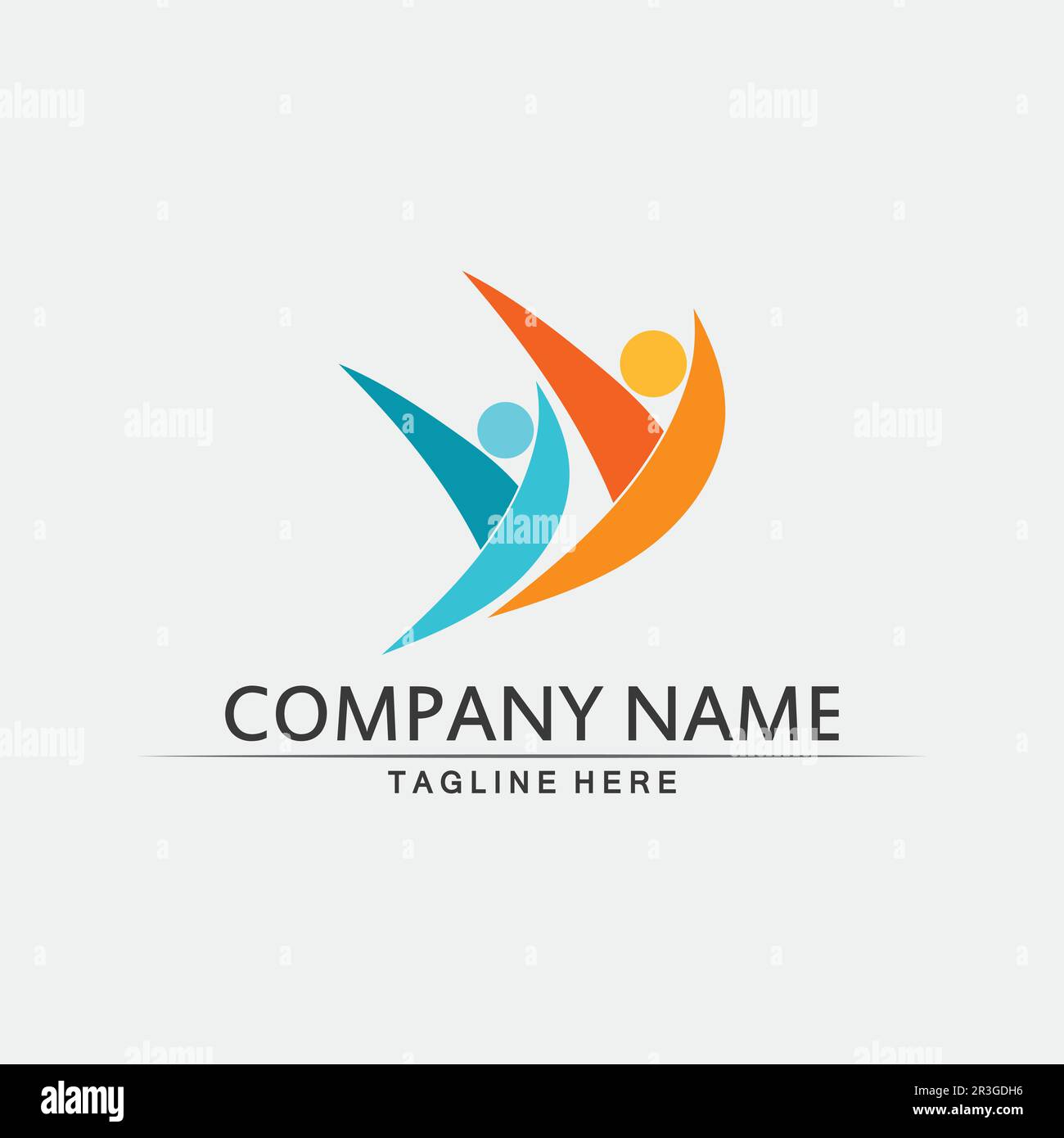 Community logo people work team and business vector logo and design ...