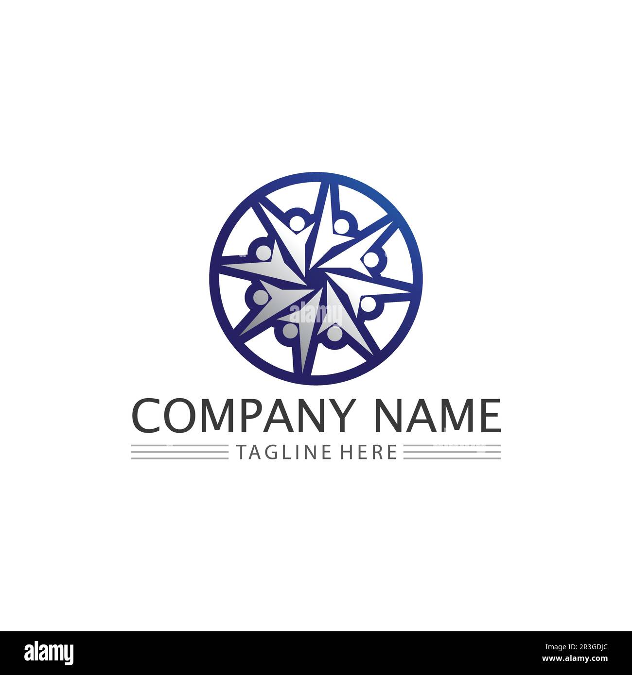 Human and people logo design Community care icon and vector group Stock ...