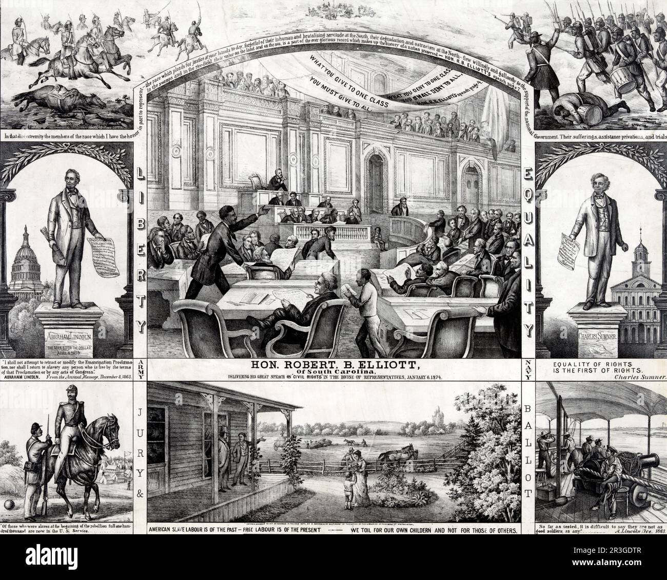 Charles sumner speech hi-res stock photography and images - Alamy