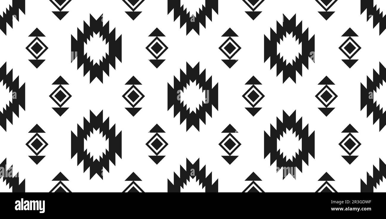 Southwestern Aztec Seamless Pattern. Navajo Print Stock Vector Image ...
